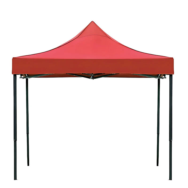 Tolda Gazebo Plegable. 2X2 Mts. Incluye Tubos. Carpa Color Rojo. FB004