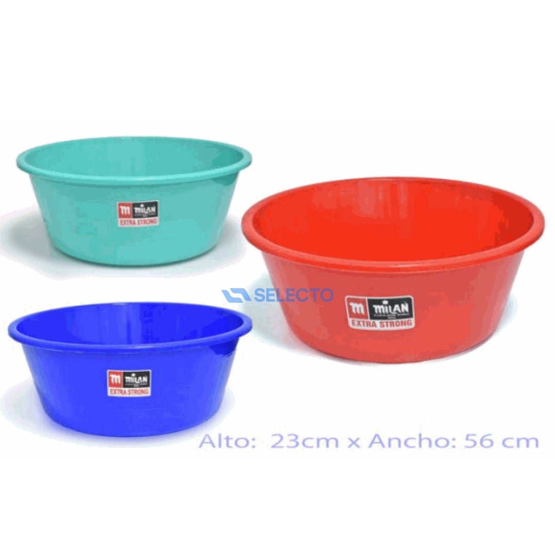 Platón Plástico 23x56cm 40 Litros 5118 — Selecto