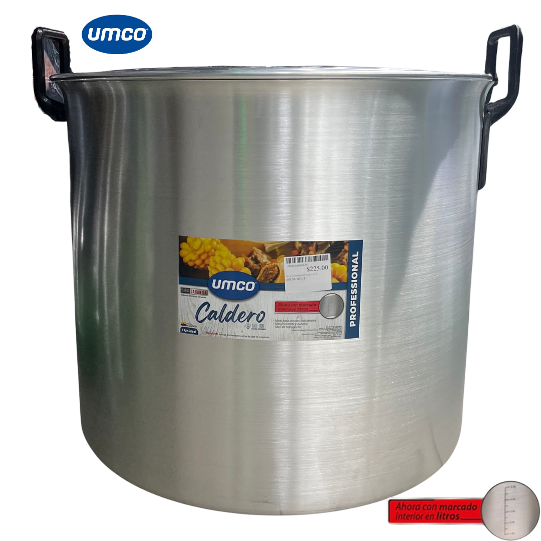 Caldero de Aluminio de Uso Profesional 60cm/164L 61063 UMCO — Selecto